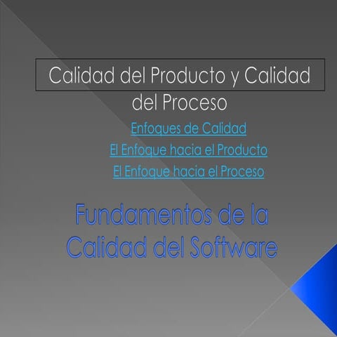 Plan de gestion de la calidad del software | DOCX