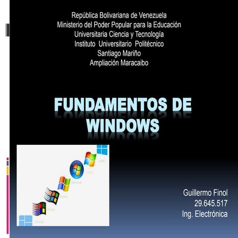 Fundamentos de windows | PPTX