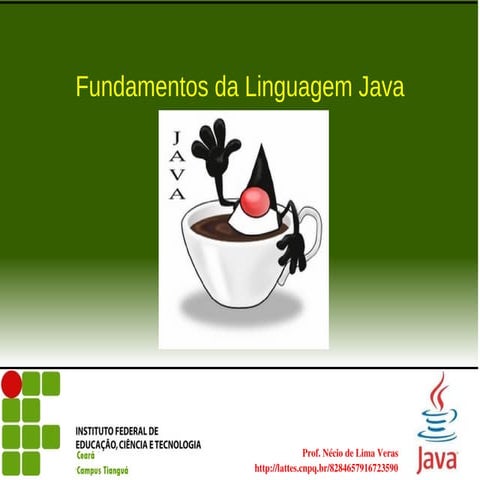 Fundamentos do java: estruturas de controle | PPT