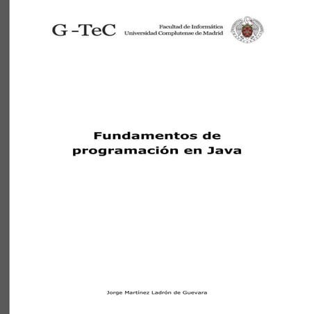 Fundamentos de Programacion en Java | PDF