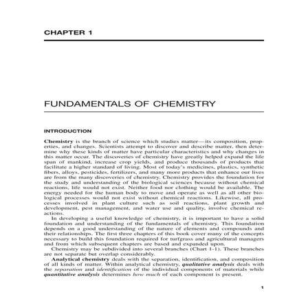 Chemistry - Midterm Study Guide 2011