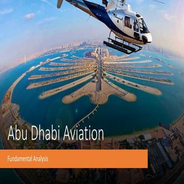 Fundamental Analysis of Abu Dhabi Aviation | PPT