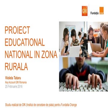 Studiu Educatie Digitala in rural | PDF