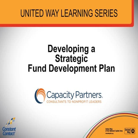 Developing a Strategic Fund Development Plan (March 17, 2015) | PPT