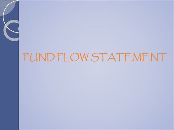 Cash flow analysis | PPT