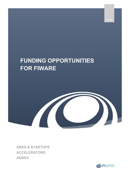 Fiware presentations