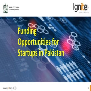 Funding Opportunities for Startups in Pakistan | PPTX