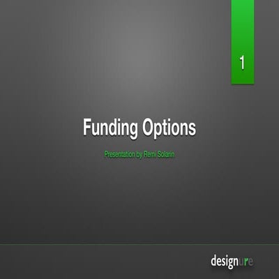 Funding options | PPT