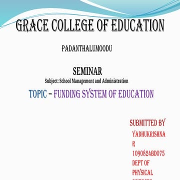 Funding system of Education-School Management.pptx