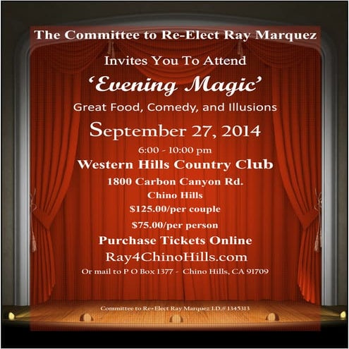 Evening Magic Fundraiser-Ray Marquez | PDF
