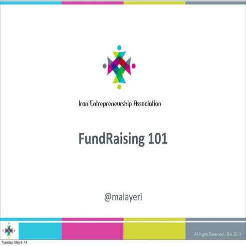 Startup Fundraising 101 | PDF