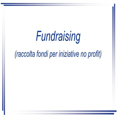 Fundraising | PDF