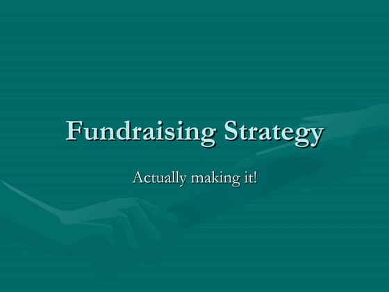 Resource Mobilization Process/strategy | PPT