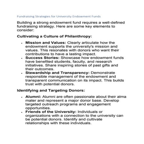 Fundraising Strategies for University Endowment Funds.docx