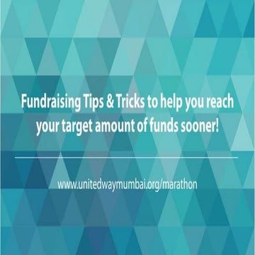 Fundraising Tips | PPT