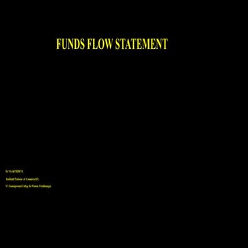 Funds flow statements , meaning , merits | PPTX