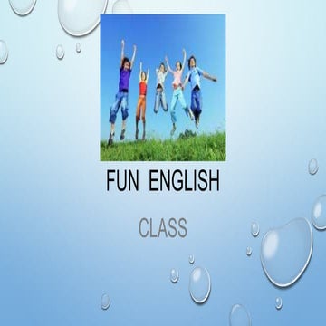 Fun english | PPTX