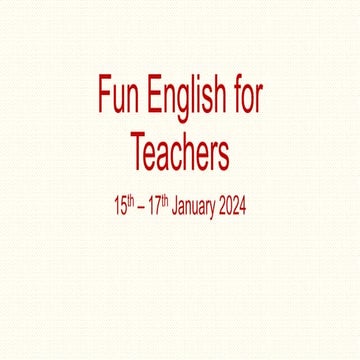 Fun English for Teachers.pptx