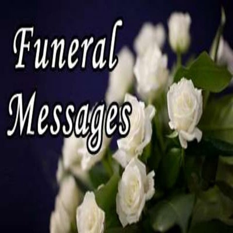 Sample Funeral Messages | PPT