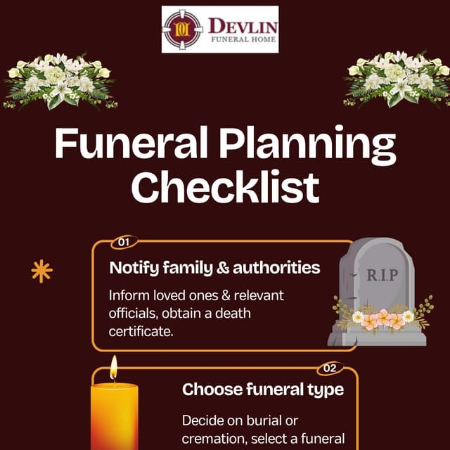 Funeral Planning Checklist Devlin Funeral | PDF