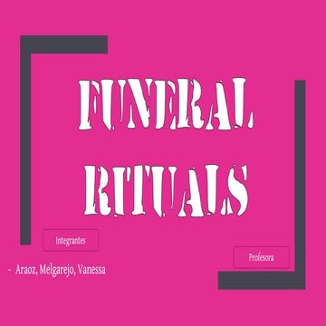 Funeral rituals ppt | PDF