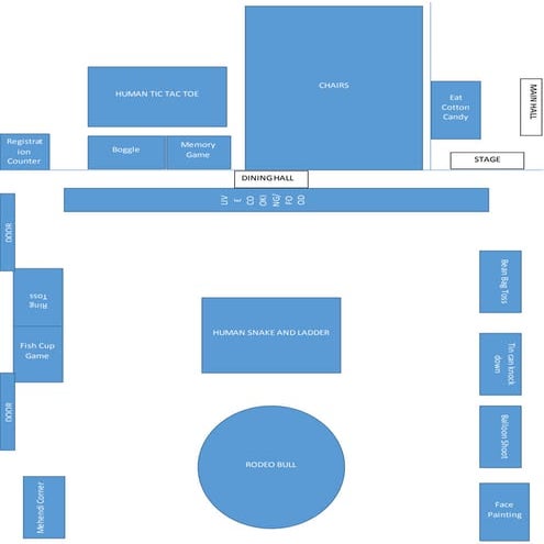 Fun fair hall arrangement FLOOR PLAN | DOCX