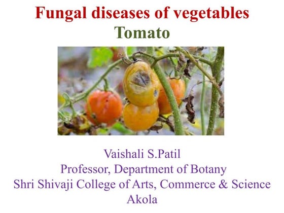 Signs and symptoms of plant disease | PPTX