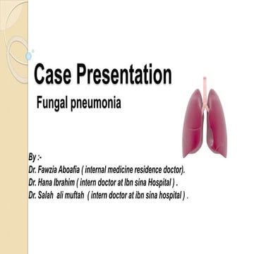 Fungal pneumoia | PPTX