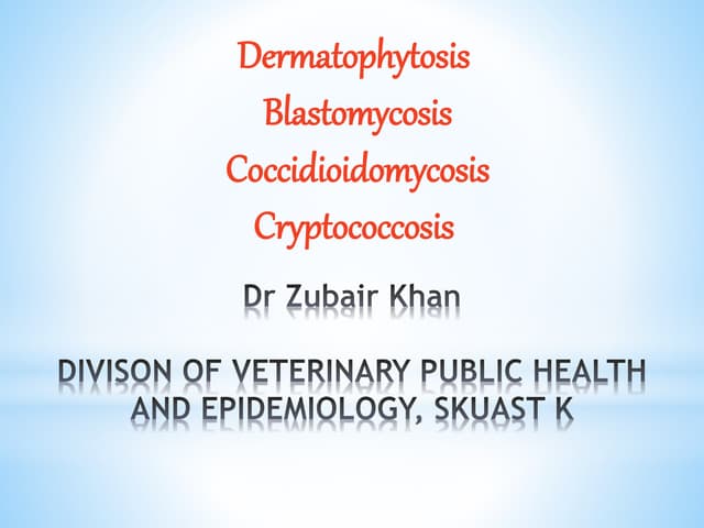 Dermatophytes | PPTX