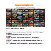 Fun games | PDF