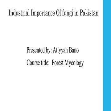 Forest Mycology | PPTX