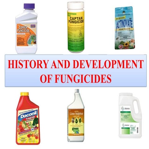 History and development of fungicides and their generations | PPTX