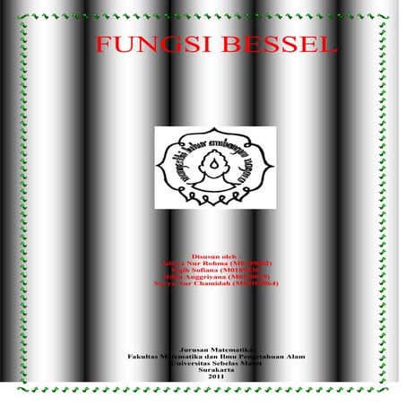 Fungsi besselk | PDF