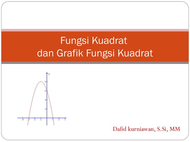 Ppt persamaan kuadrat | PPTX