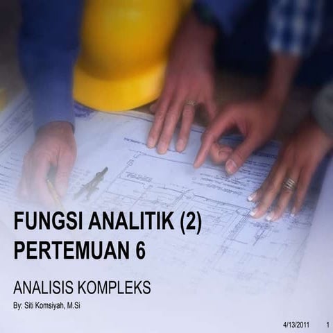 Fungsi analitik (2) slide6 | PPT