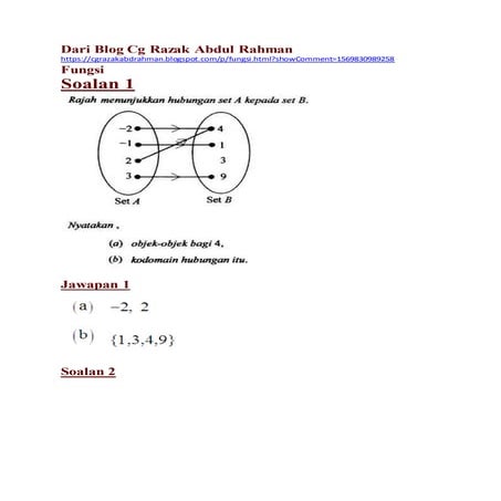 Fungsi Add Maths | DOCX