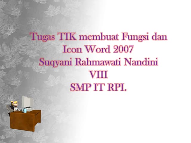 Nama icon dan fungsi ms word yang sering digunakan | DOCX