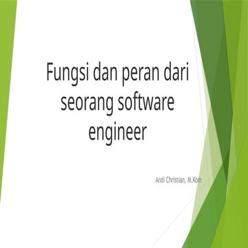 Fungsi dan peran dari seorang software engineer pertemuan 2.pptx