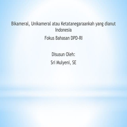 Fungsi dpd ri | PPTX