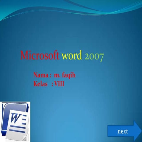 Fungsi fungsi icon microsoft word | PPTX