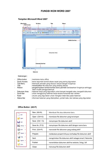 Fungsi Icon-Icon Komputer | PDF