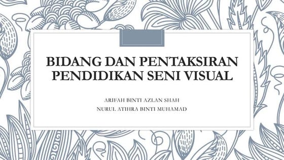 Jenis jenis dan fungsi kraf traditional | PPTX