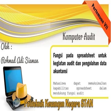 Fungsi spreadsheet | PDF