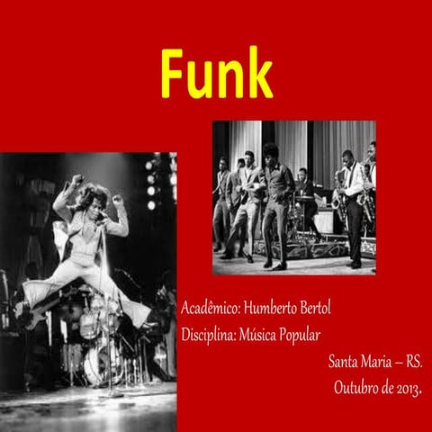 Funk - James Brown | PPT | Download Gratuito