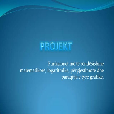 Funksione matematikore | PPTX
