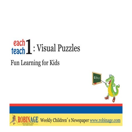Fun Learning for Kids: 10 Visual Puzzles | PDF