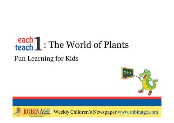 Plants for kids | PPTX