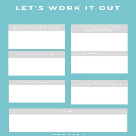 Let's Work It Out - Sales Funnel | PDF | Sales | Business