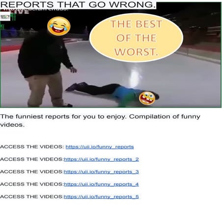 REPORTS THAT GO WRONG. | PDF