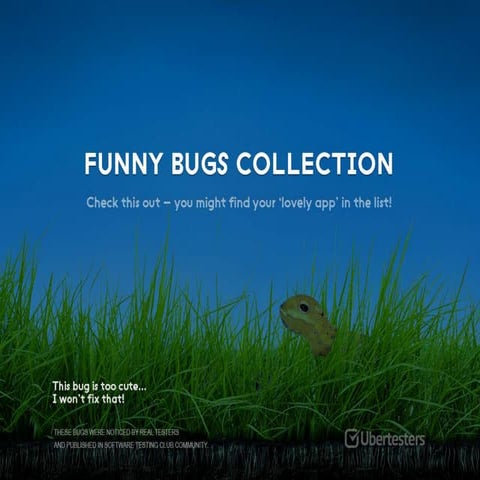Funny bugs collection | PPTX